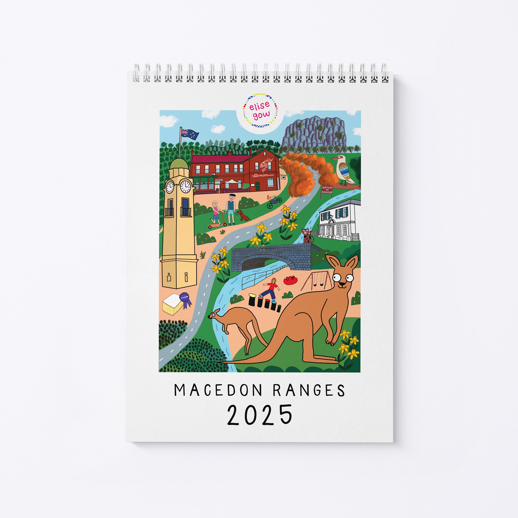 Macedon Ranges Art Series 2025 Calendar – Elise Gow Designs