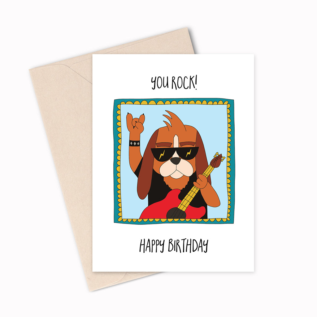 You Rock! Birthday Card – Elise Gow Designs